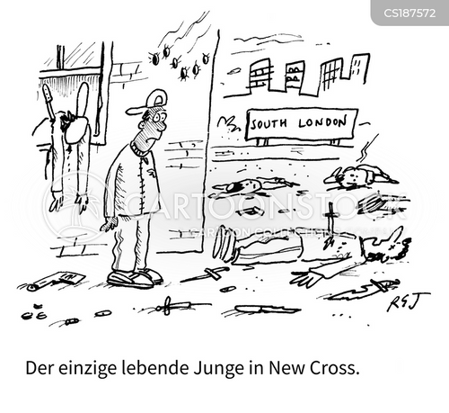 Cartoons und Karikaturen mit New Cross