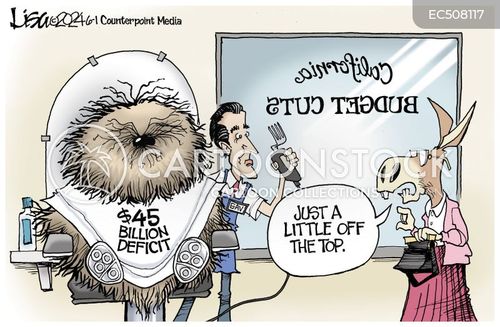 $45 Million Deficit Cartoons and Comics - funny pictures from CartoonStock