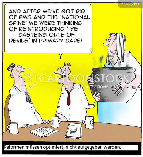Cartoons und Karikaturen mit Nhs Reform