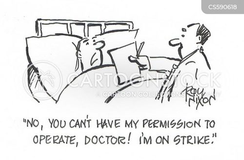Nhs Strike Cartoons and Comics - funny pictures from CartoonStock