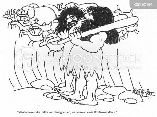 Cartoons und Karikaturen mit Glauben