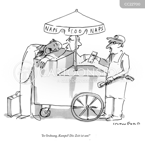 Cartoons und Karikaturen mit Ausruhen