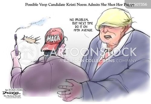 Kristi Noem Cartoons and Comics - funny pictures from CartoonStock
