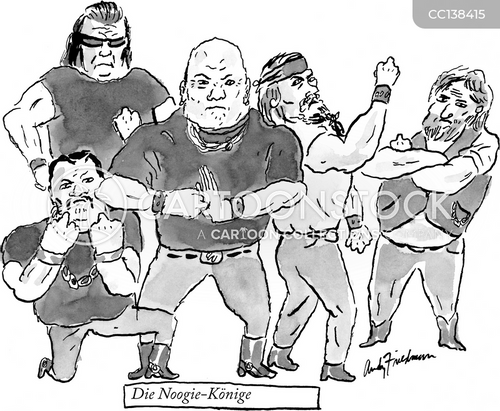 Cartoons und Karikaturen mit Noogie