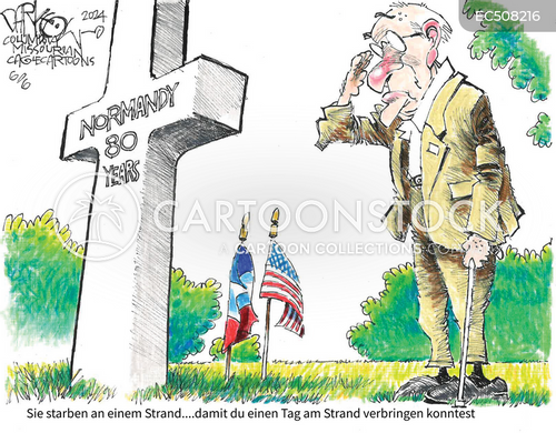 Cartoons und Karikaturen mit Operation Overlord