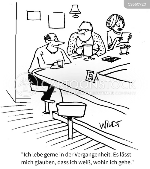 Cartoons und Karikaturen mit Die Vergangenheit Wiedererleben