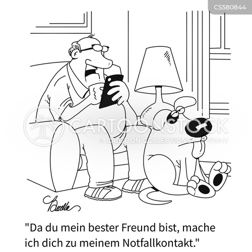 Cartoons und Karikaturen mit Notfall