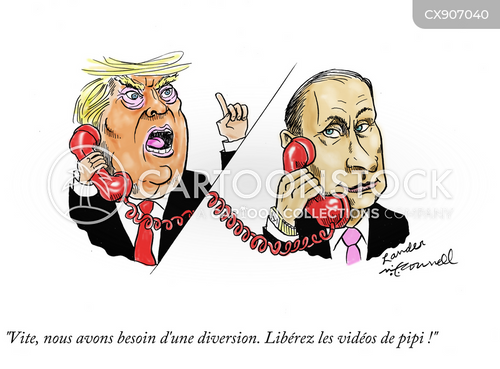 Dessins humoristique et caricaturés avec Vladimir Poutine