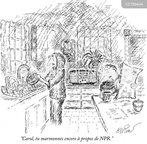 Dessins humoristique et caricaturés avec Marmonner Des Absurdités