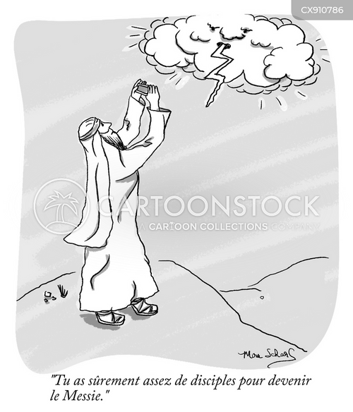 Dessins humoristique et caricaturés avec Figures Religieuses