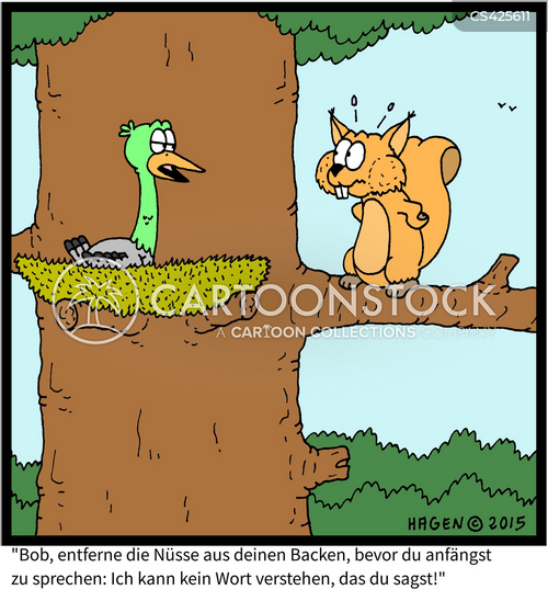 Cartoons und Karikaturen mit Nuschler