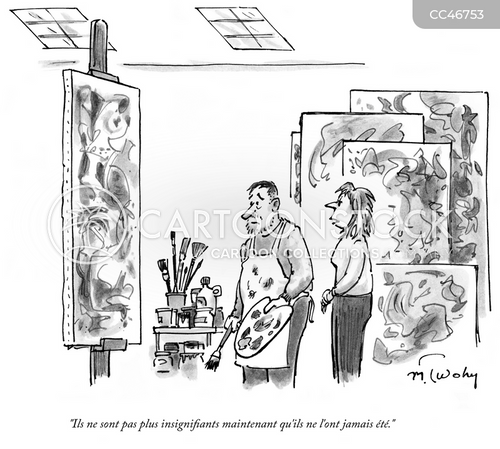 Dessins humoristique et caricaturés avec Portrait D'un Artiste