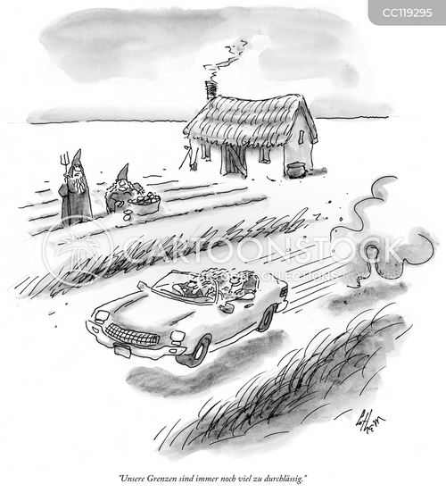 Cartoons und Karikaturen mit Po-riss