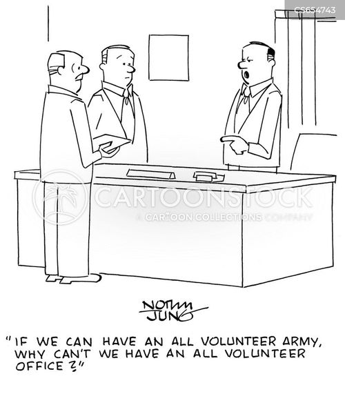 Volunteer Cartoons and Comics - funny pictures from CartoonStock