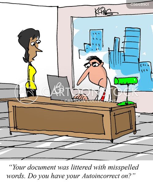 Proofreading Cartoons and Comics - funny pictures from CartoonStock