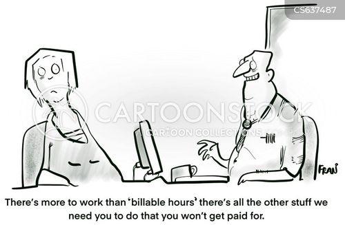 Billable Time Cartoons and Comics - funny pictures from CartoonStock