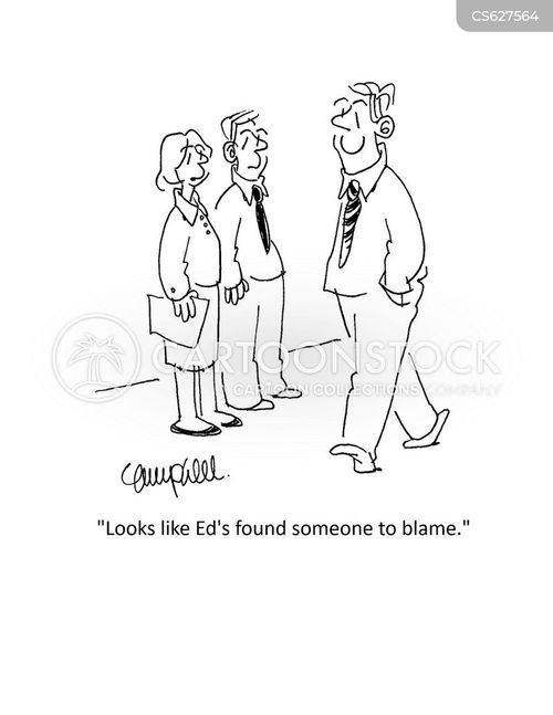 Culpability Cartoons and Comics - funny pictures from CartoonStock