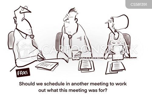 Meeting Topic Cartoons and Comics - funny pictures from CartoonStock
