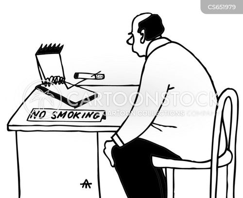 Cigarette Trap Cartoons and Comics - funny pictures from CartoonStock