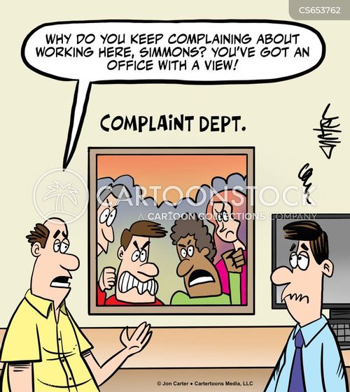 Complaining Cartoons and Comics - funny pictures from CartoonStock