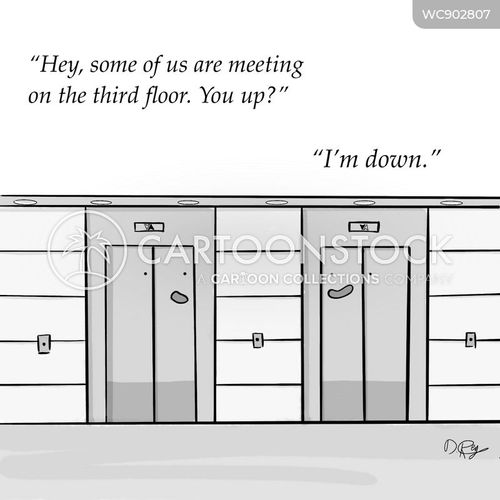 Office Hallway Cartoons and Comics - funny pictures from CartoonStock