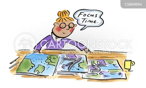 Focus Time Cartoons and Comics - funny pictures from CartoonStock