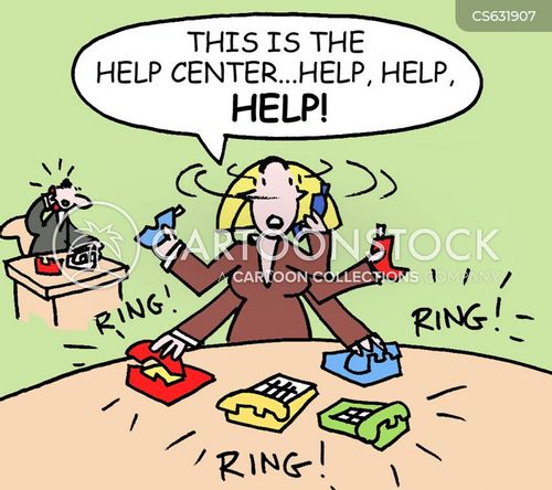 Overwhelmed Help Center Cartoons and Comics - funny pictures from ...