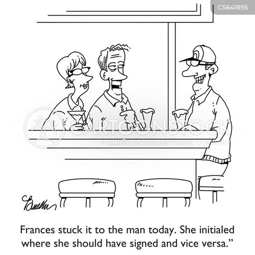 Initialing Cartoons and Comics - funny pictures from CartoonStock