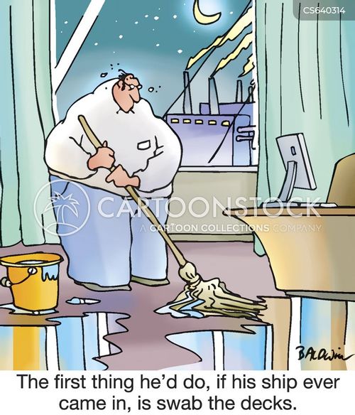Mopping Cartoons and Comics - funny pictures from CartoonStock