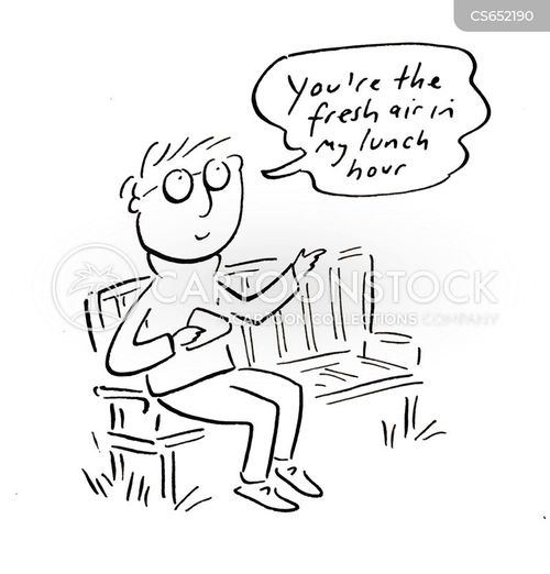 Outdoor Lunch Cartoons and Comics - funny pictures from CartoonStock