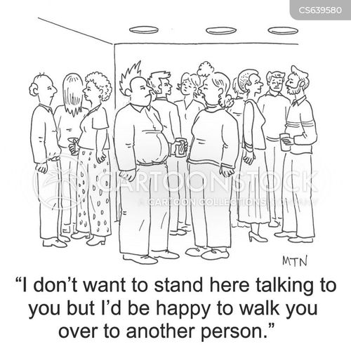 Networking Event Cartoons and Comics - funny pictures from CartoonStock