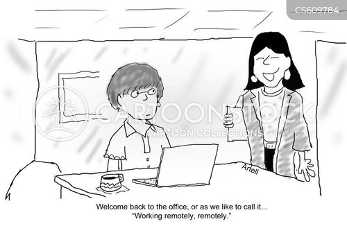 Returning To Work Cartoons and Comics - funny pictures from CartoonStock