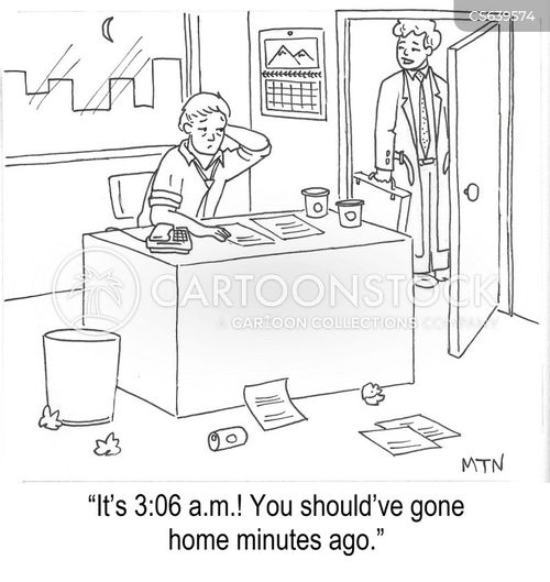 Workaholic Employee Cartoons and Comics - funny pictures from CartoonStock