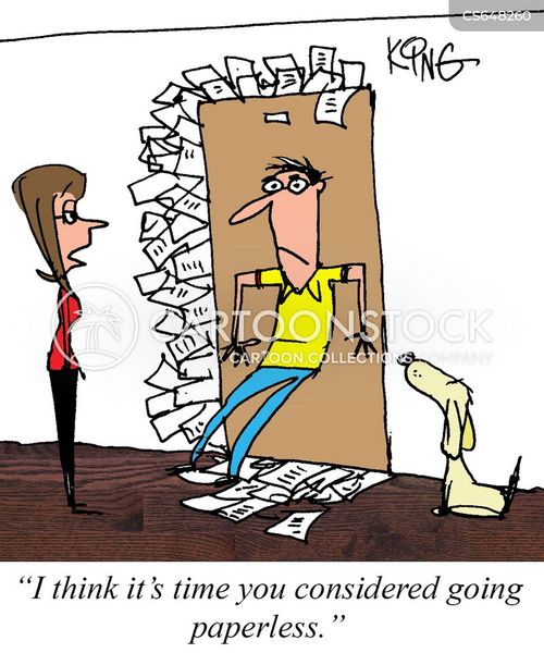 Document Management Cartoons and Comics - funny pictures from CartoonStock