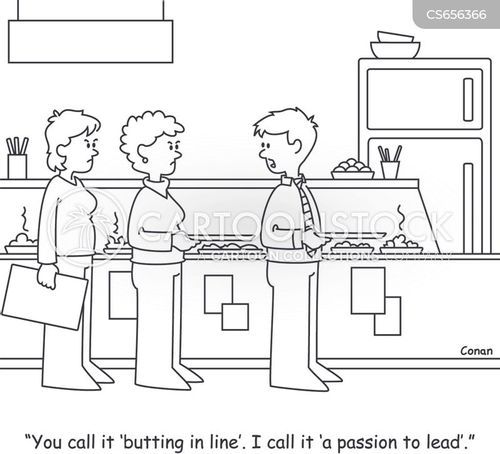 Office Lunch Line Cartoons and Comics - funny pictures from CartoonStock