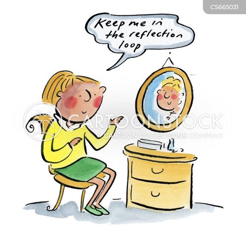 Reflection Cartoons and Comics - funny pictures from CartoonStock