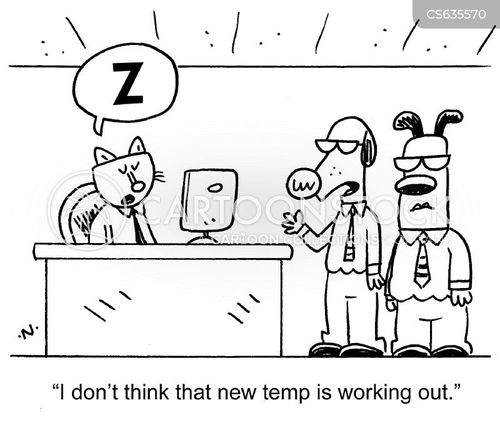 Sleeping At Work Cartoons and Comics - funny pictures from CartoonStock