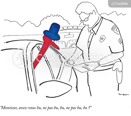 Dessins humoristique et caricaturés avec Permis De Conduire