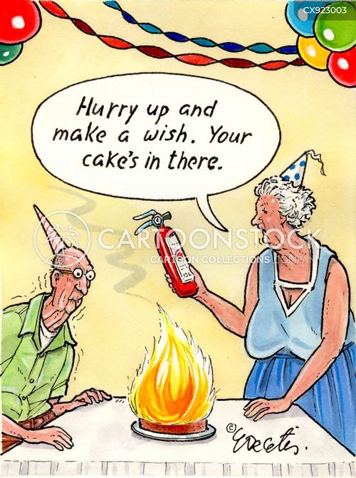 Birthday Disaster Cartoons and Comics - funny pictures from CartoonStock