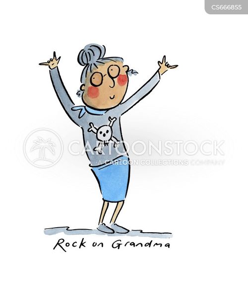 Senior Rocker Cartoons and Comics - funny pictures from CartoonStock