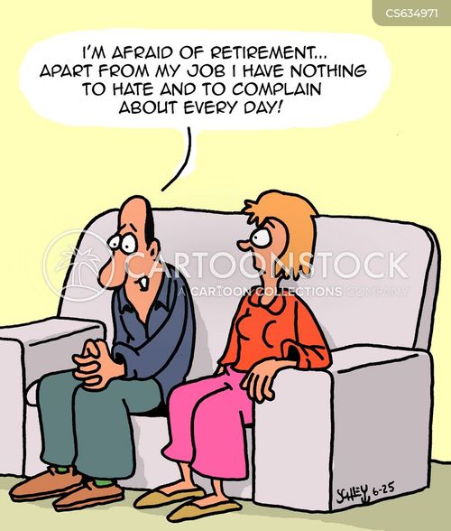 Fear Of Retirement Cartoons and Comics - funny pictures from CartoonStock