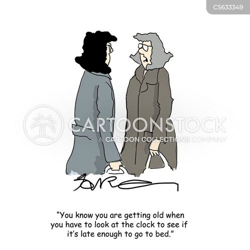 Aging Signs Cartoons and Comics - funny pictures from CartoonStock