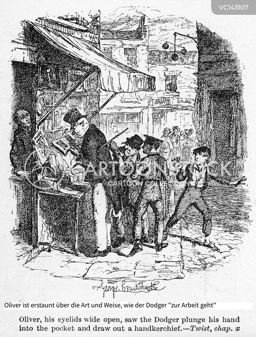 Cartoons und Karikaturen mit Oliver