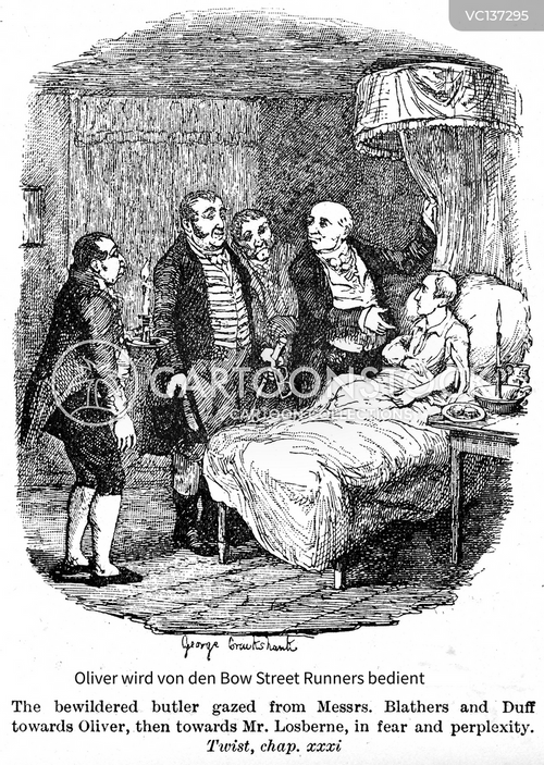 Cartoons und Karikaturen mit Oliver