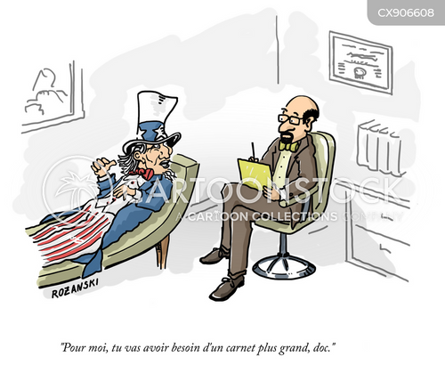 Dessins humoristique et caricaturés avec Psychologie Comportementale