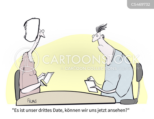 Cartoons und Karikaturen mit Dritte Dates