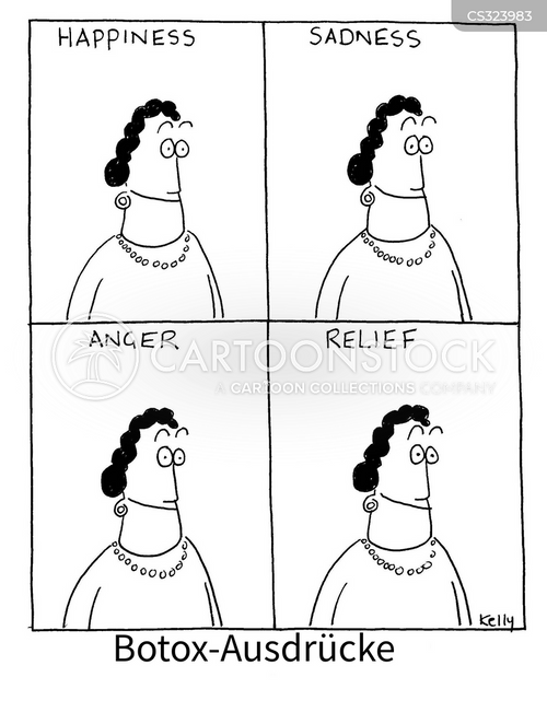 Cartoons und Karikaturen mit Botox