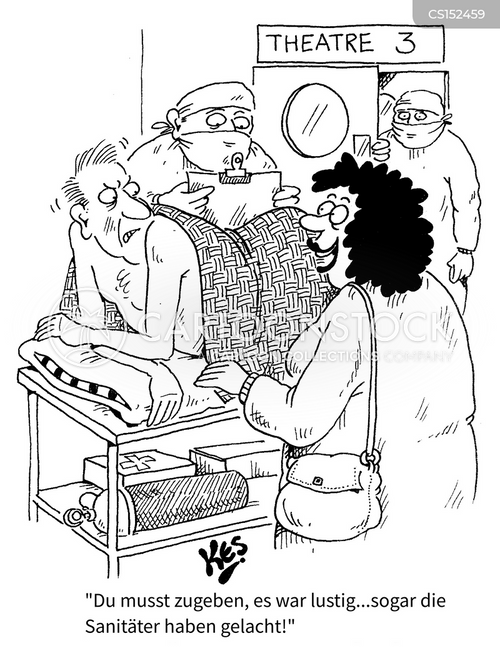 Cartoons und Karikaturen mit Private Operation