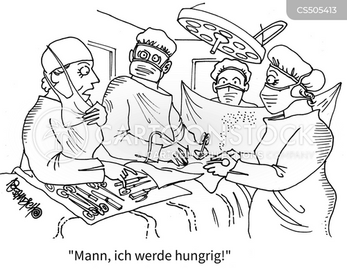 Cartoons und Karikaturen mit Comic-theater