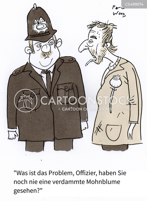 Cartoons und Karikaturen mit Opium